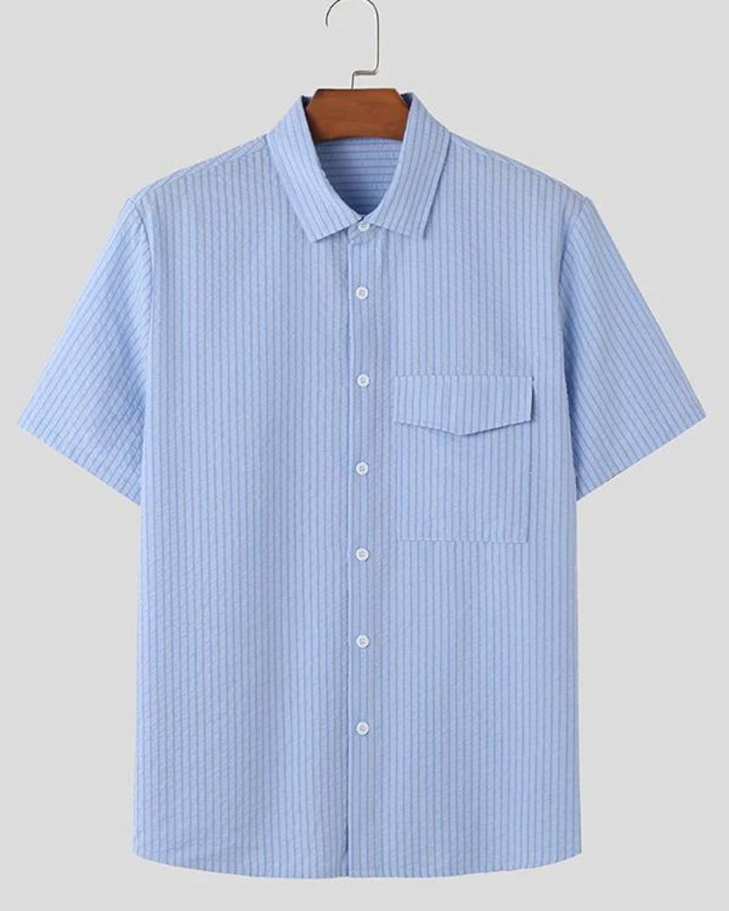 Light Blue Regular Cotton Shirt – Duders